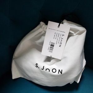 S Joon | Bags | S Joon Nwt Calfskin Leather Mini Tulip Teal Vintage ...